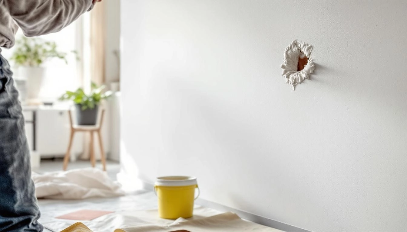 Reboucher Trou Mur : 5 étapes Plâtre, Béton, Brique 🛠️